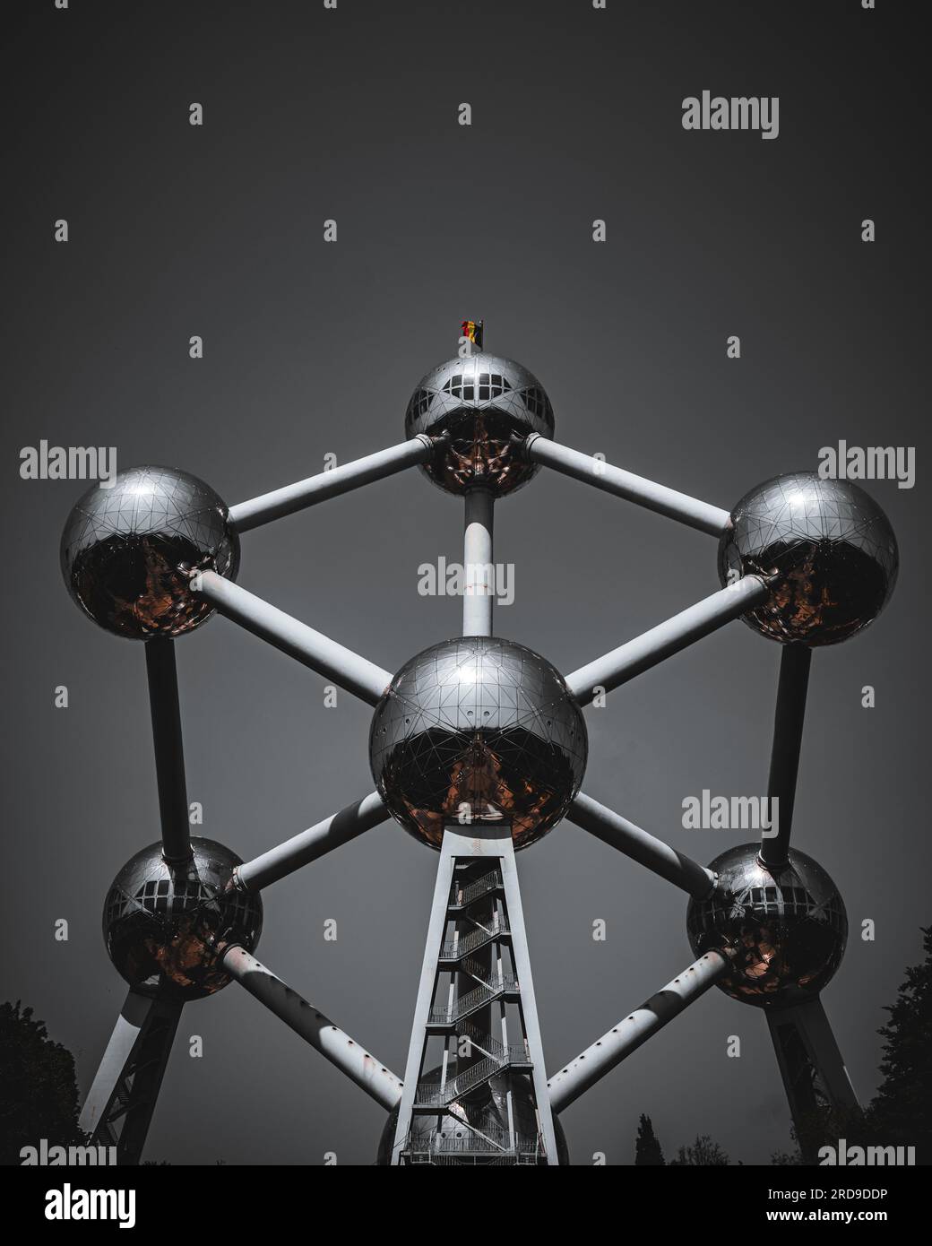 The Atomium, a striking modernist building and iconic landmark in ...