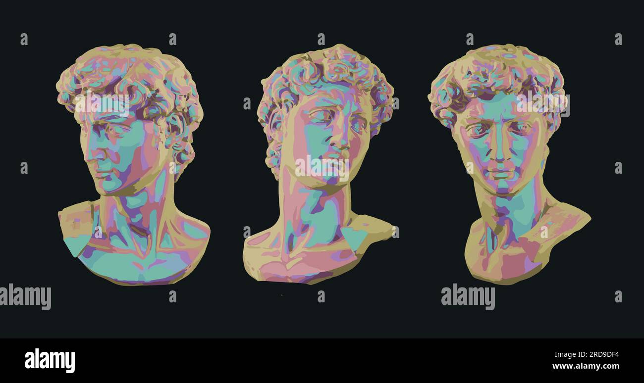 David statue on isolated background. Vector Stock Vector Image & Art ...