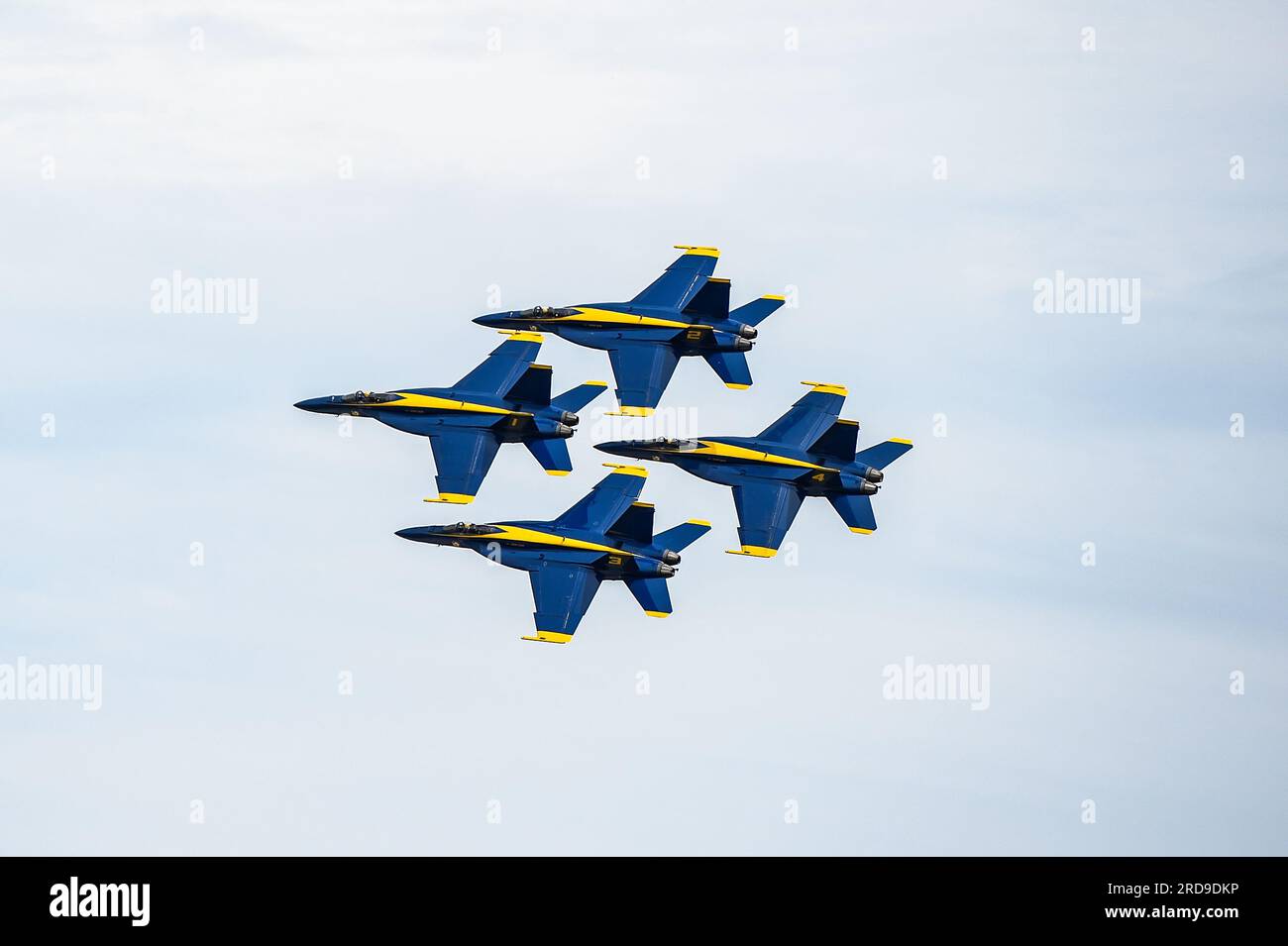 The U.S. Navy Flight Demonstration Squadron, the Blue Angels, perform ...