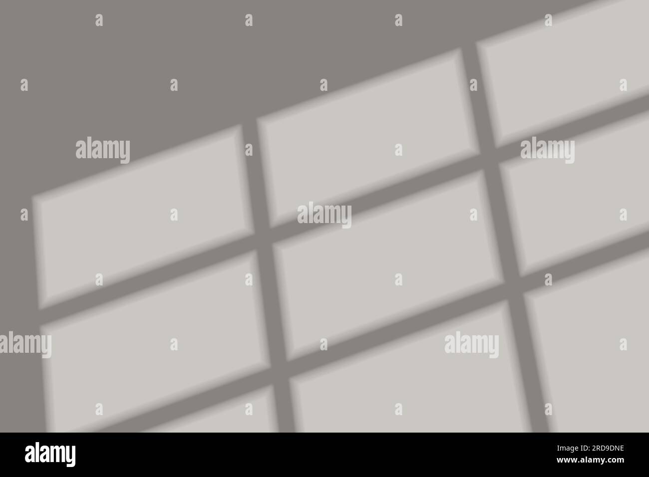 Window frame overlay shadow. Light through the window. Applicable for ...