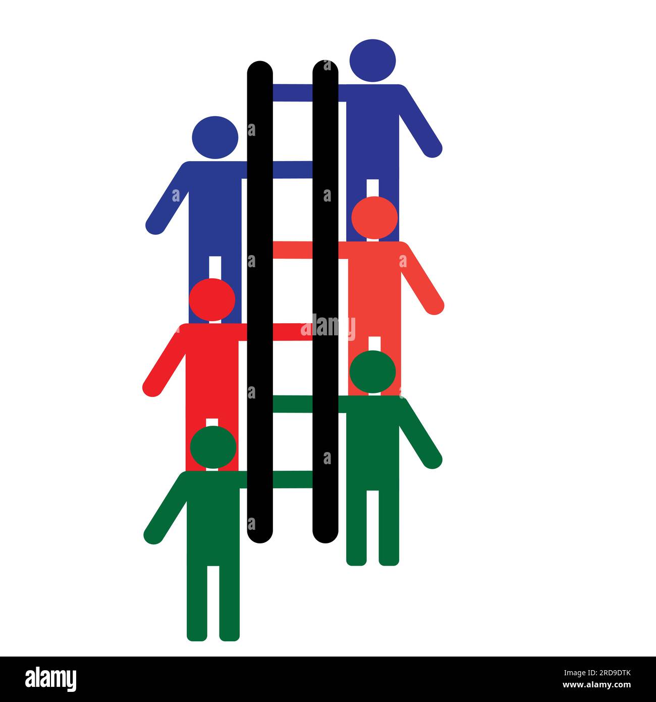 Ladder network Stock Vector Images - Alamy