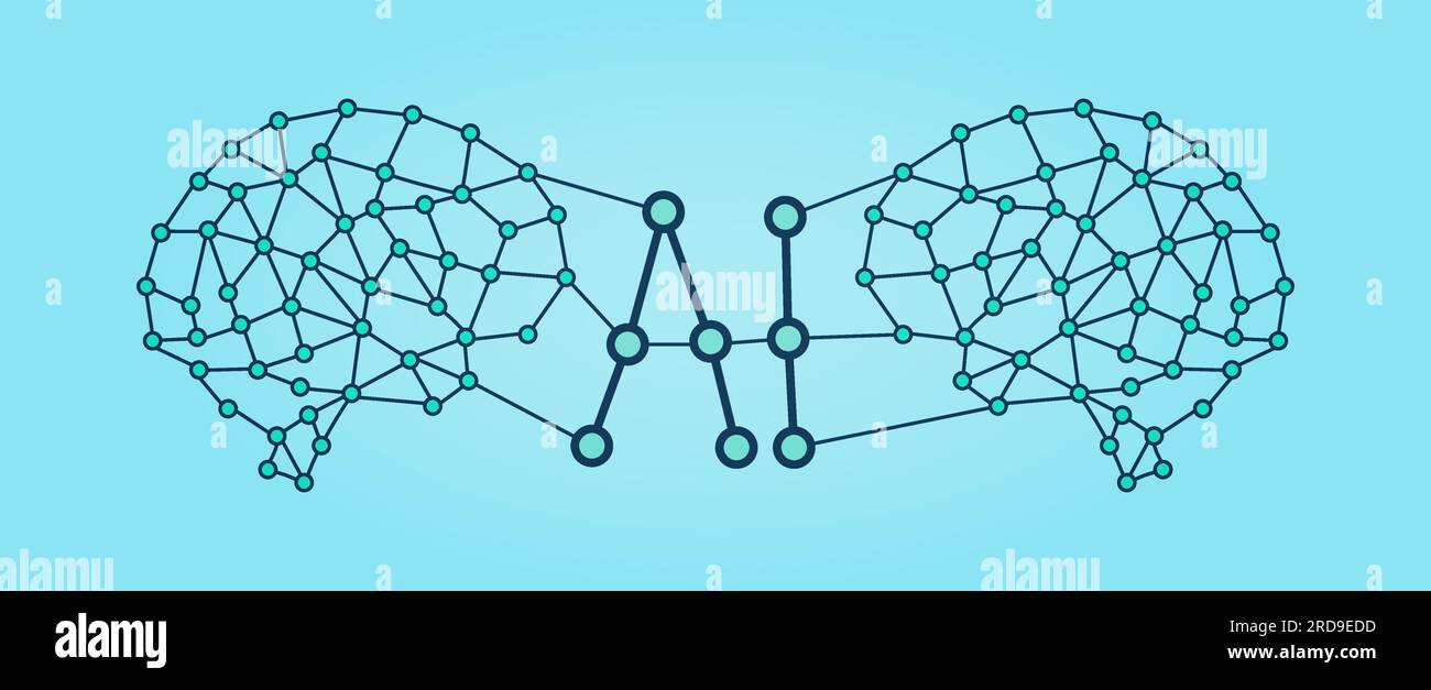 Visualization artificial intelligence neural Stock Vector Images - Alamy