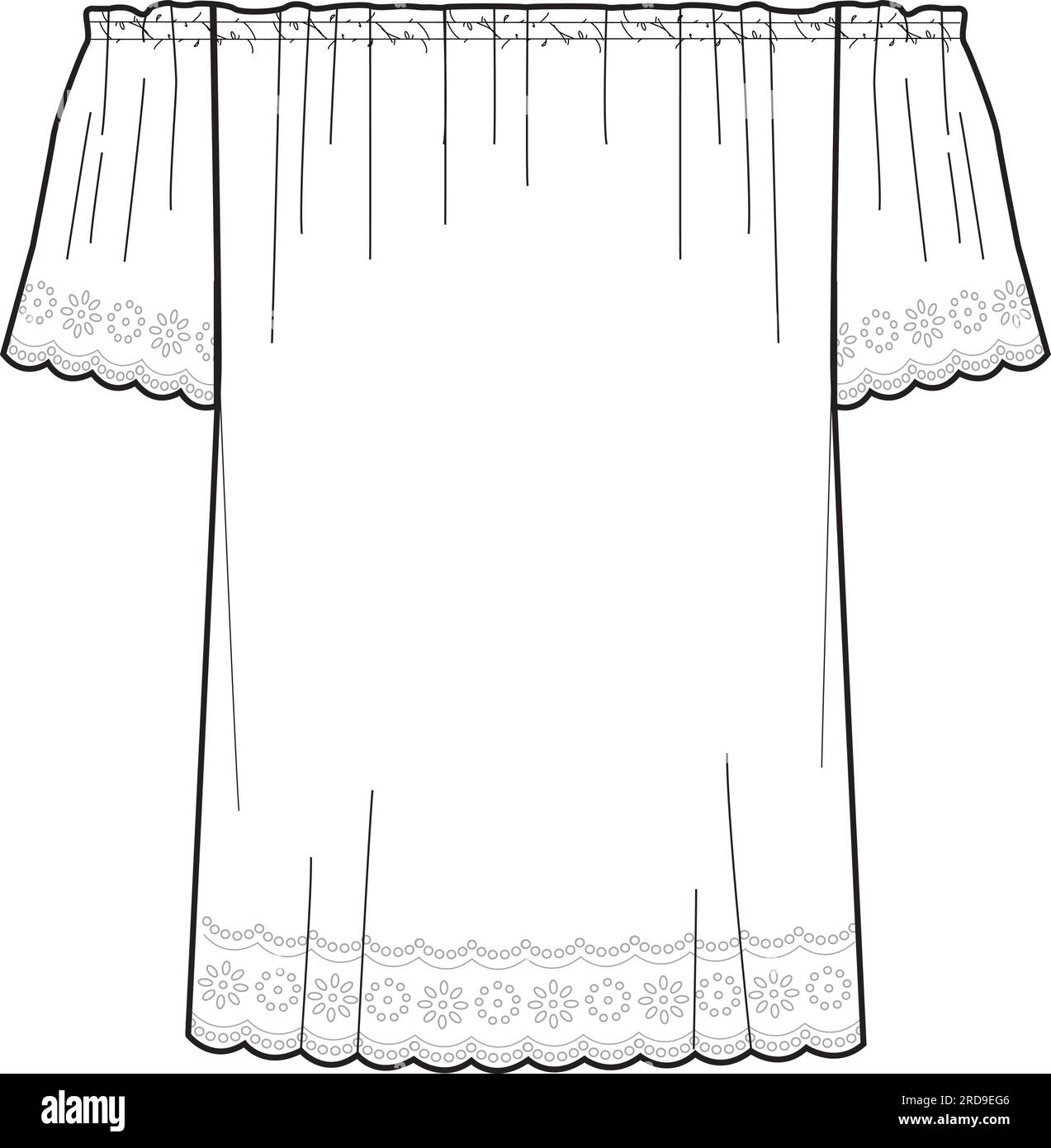 White eyelet top hi-res stock photography and images - Alamy