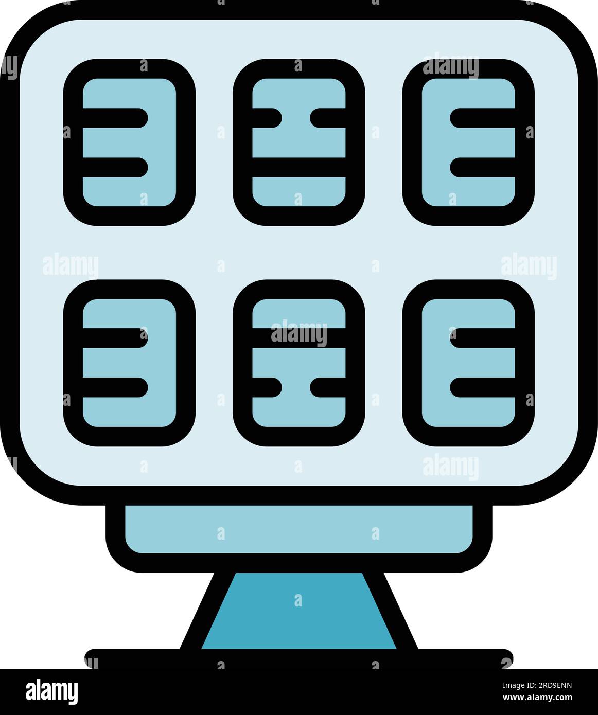 Solar energy generator icon outline vector. Sun panel. Power ...