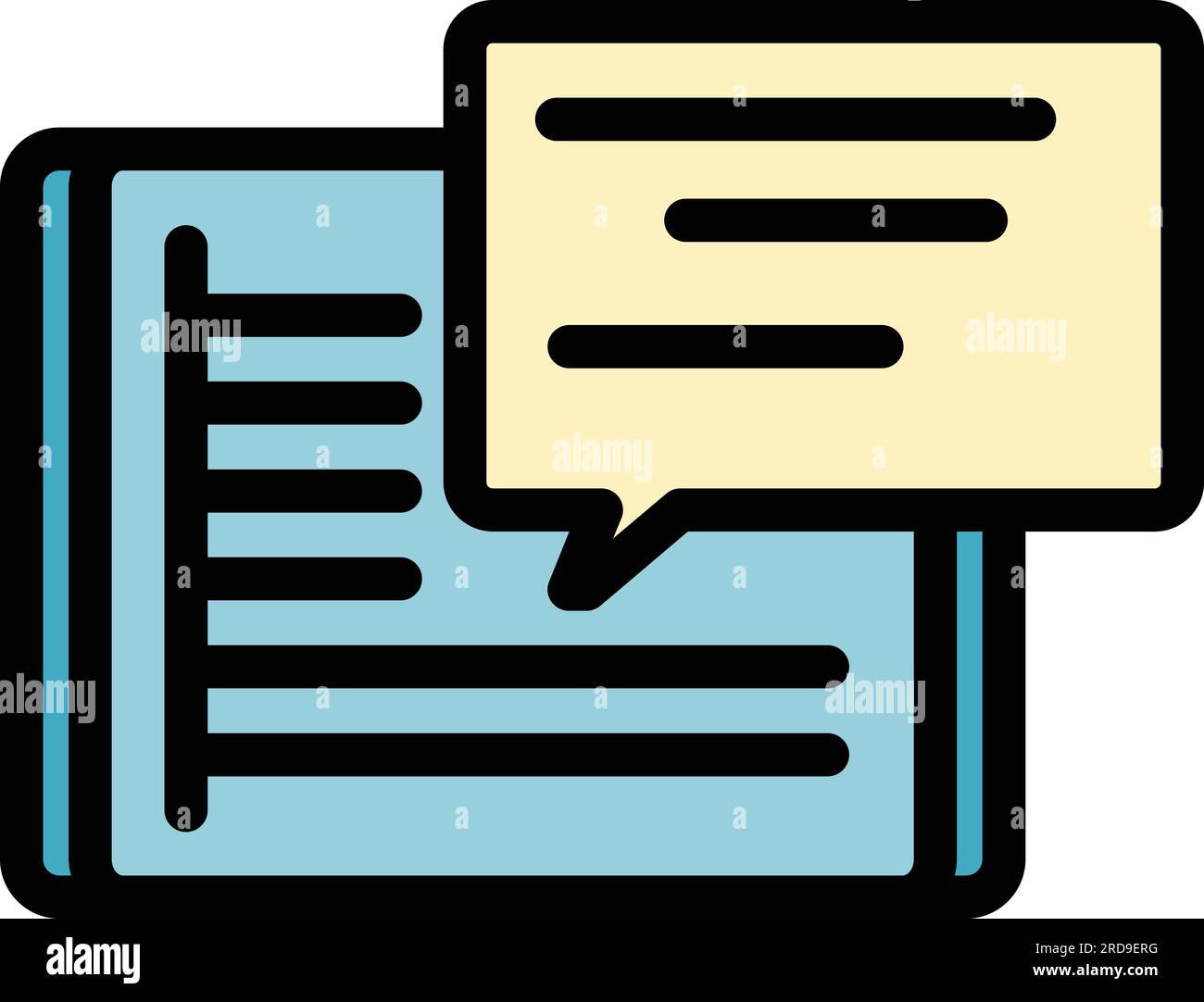 Receive message icon outline vector. Mobile phone. Network notification ...