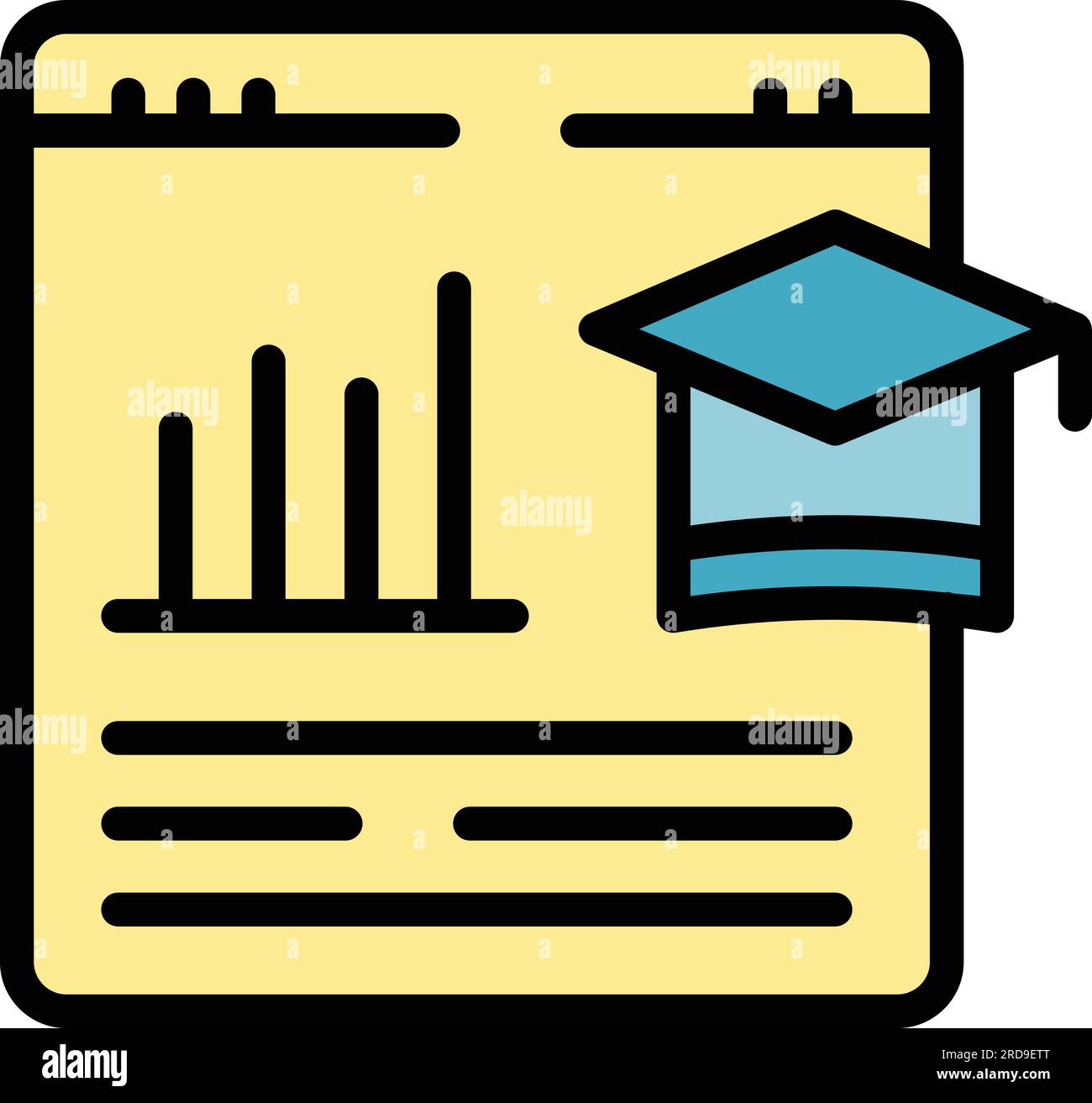 Web learning icon outline vector. Digital school. Student education ...