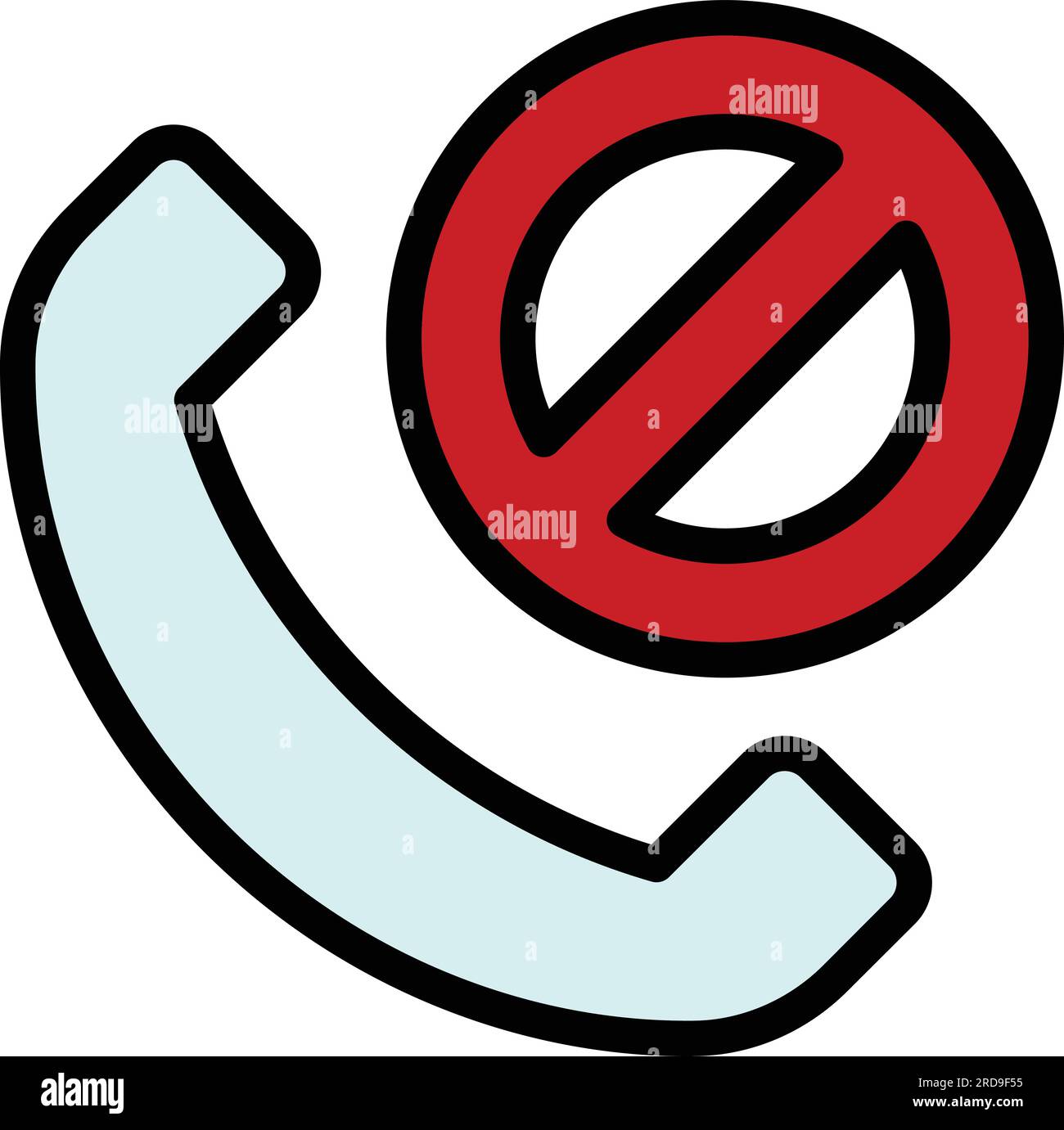 Sos call icon outline vector. Help alert. Life hotline color flat Stock ...