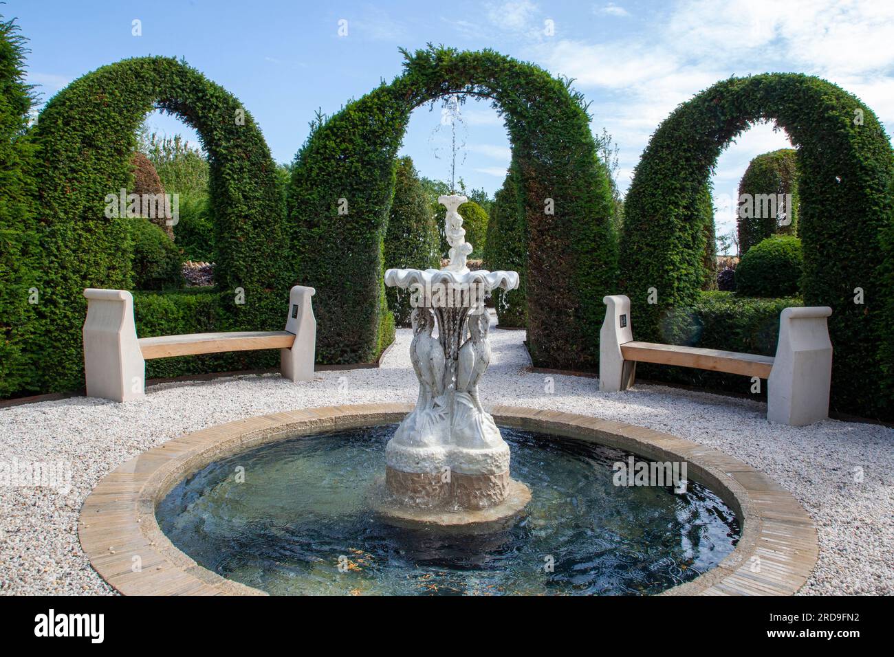 Four Seasons Garden at The Newt, near Bruton/Castle Cary Somerset Stock ...