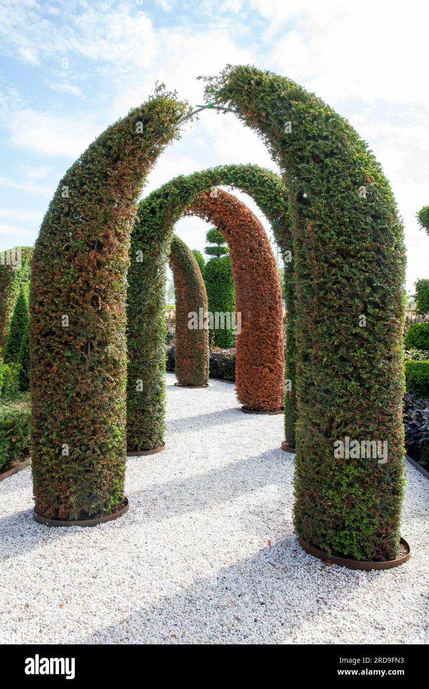 Four Seasons Garden at The Newt, near Bruton/Castle Cary Somerset Stock ...