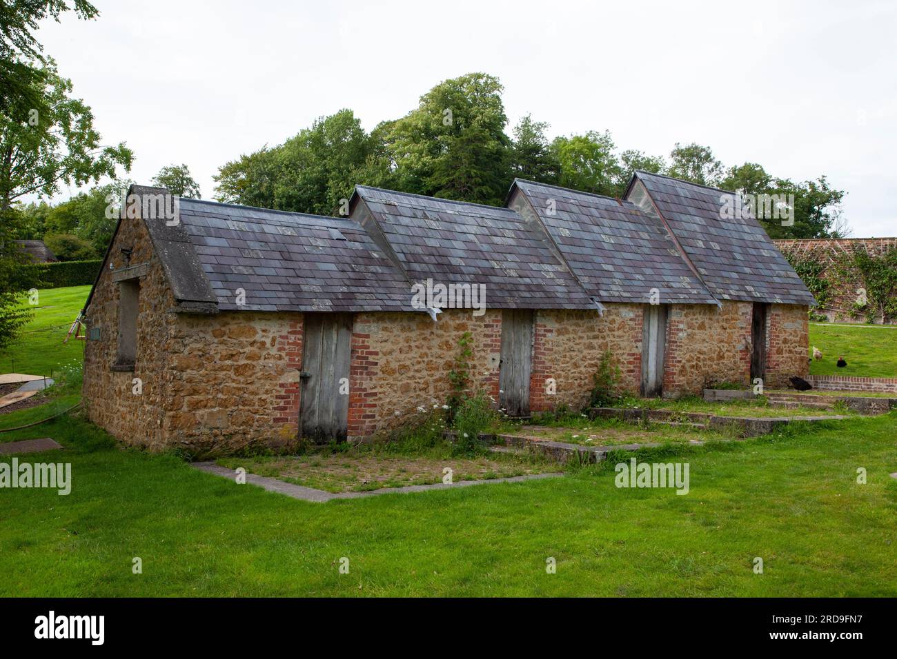 Chicken coops at The Newt, Bruton/Castle Cary Somerset Stock Photo - Alamy