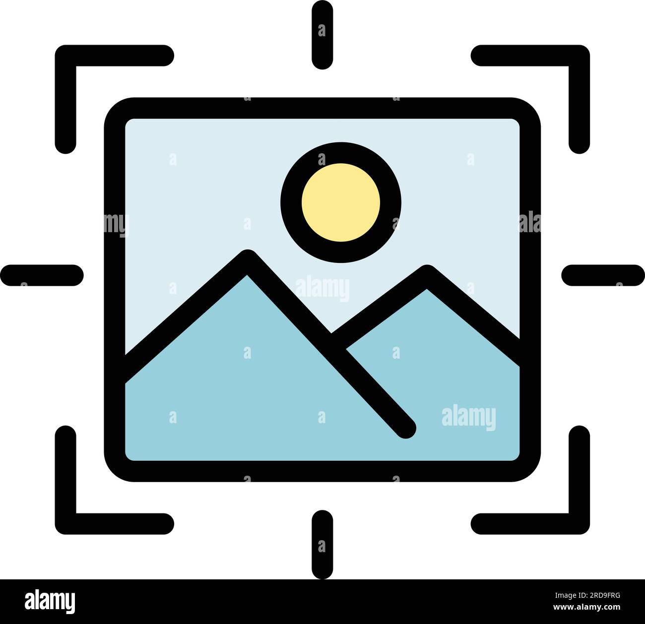 Video screenshot icon outline Cut Out Stock Images & Pictures - Alamy