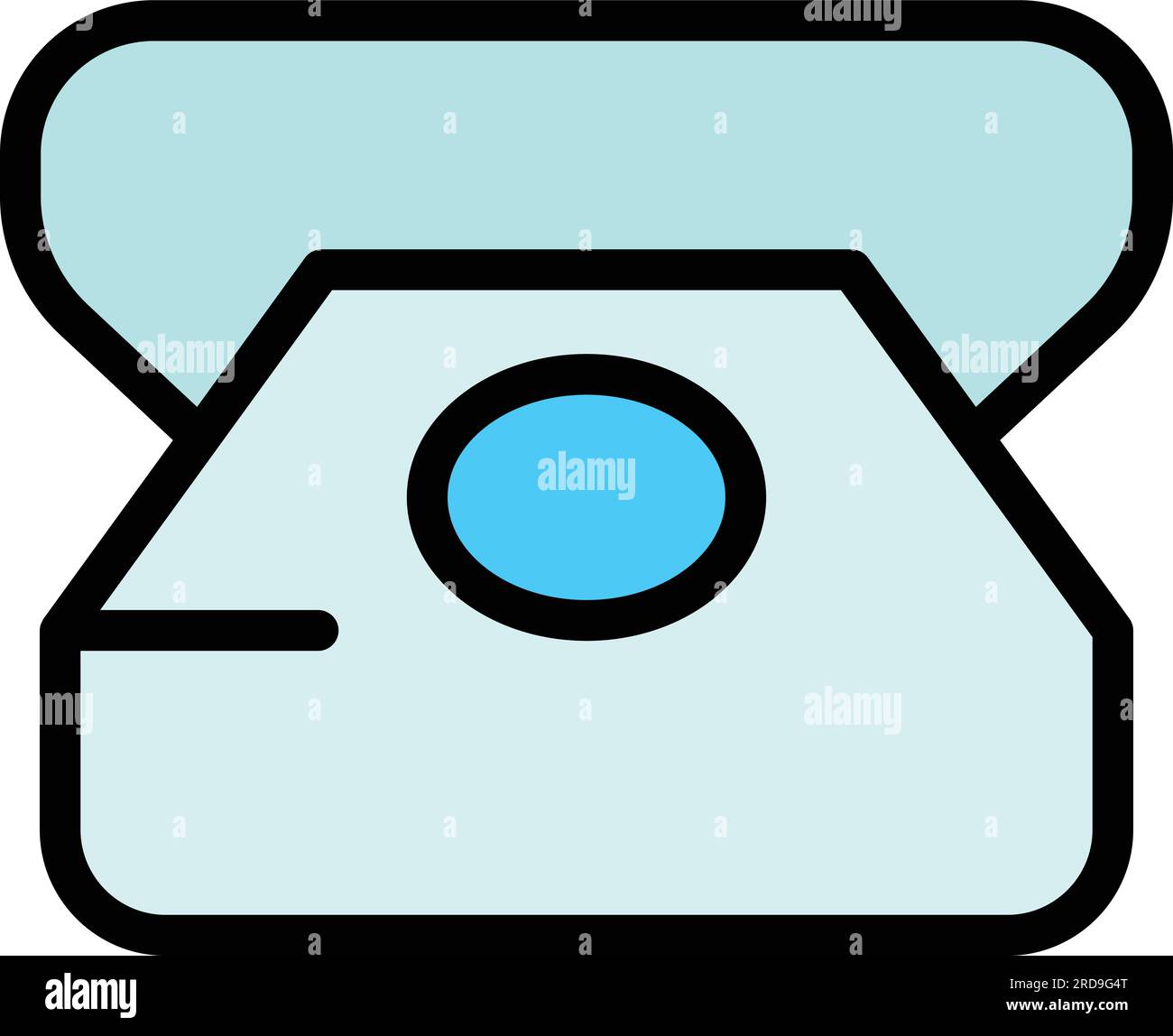 Phone call icon outline vector. Sos emergency. Firefighter safety color ...