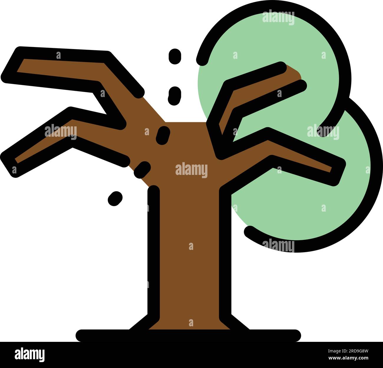 Pruning service icon outline vector. Garden tree. Lawn maintenance ...