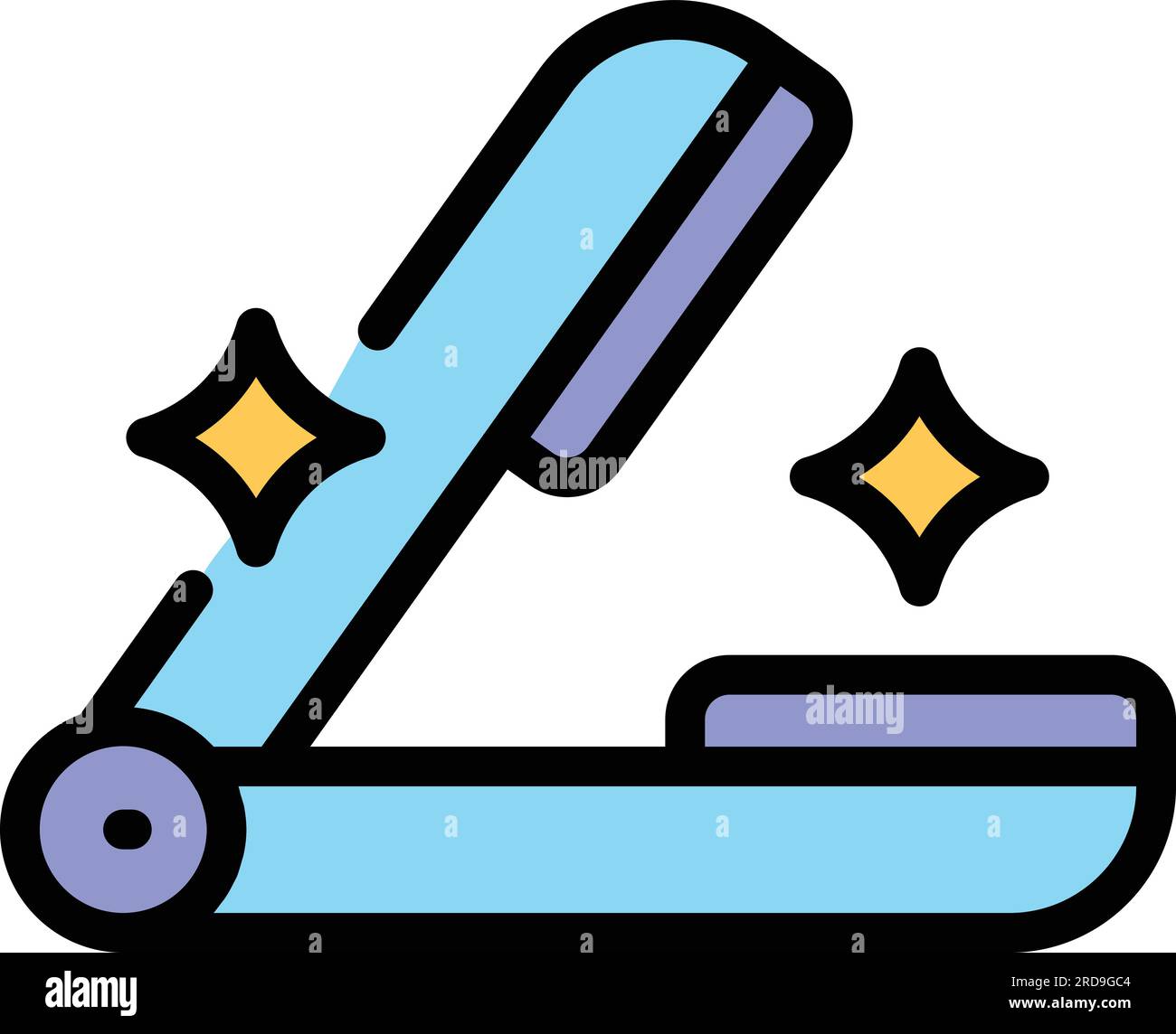 Barber razor icon outline vector. Barbershop blade. Beauty salon color ...