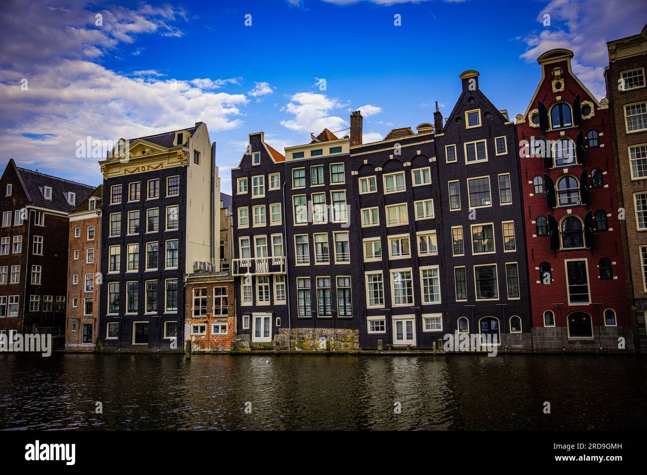 Colourful buildings in Amsterdam, Netherlands Stock Photo - Alamy