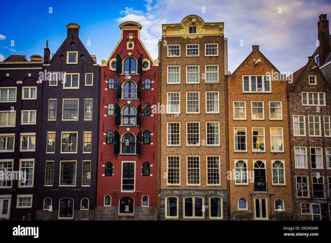 Colourful buildings in Amsterdam, Netherlands Stock Photo - Alamy