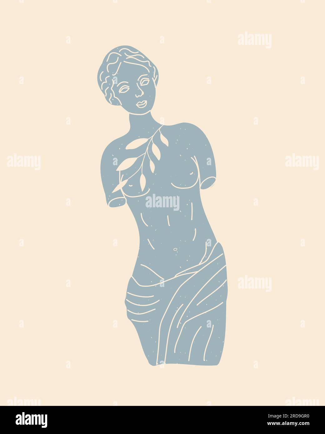 Classical marble statue woman Stock Vector Images - Alamy