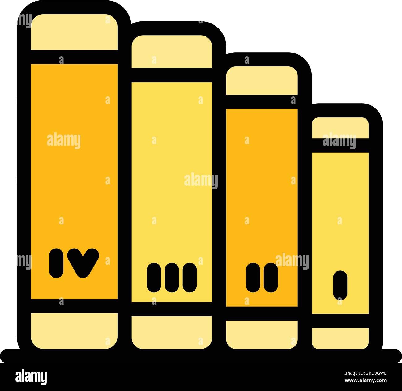 Library store icon outline vector. Digital bookshelf. Digital shop ... Library store icon outline vector. Digital bookshelf. Digital shop ...
