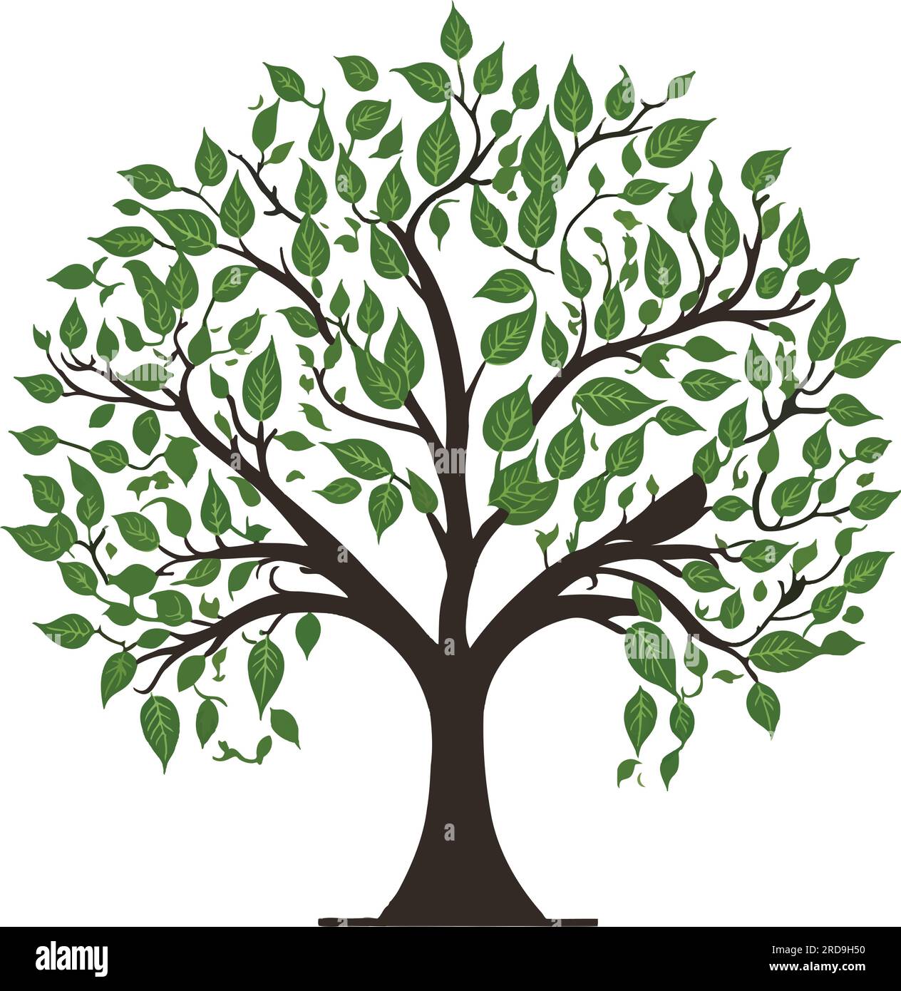 Tree Of Life Colorful With Leafs Vector File Stock Vector Image & Art ...