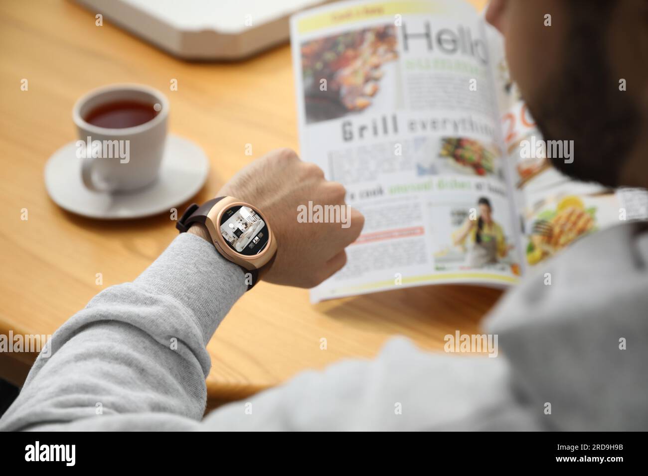 Checking home surveillance hi-res stock photography and images - Alamy