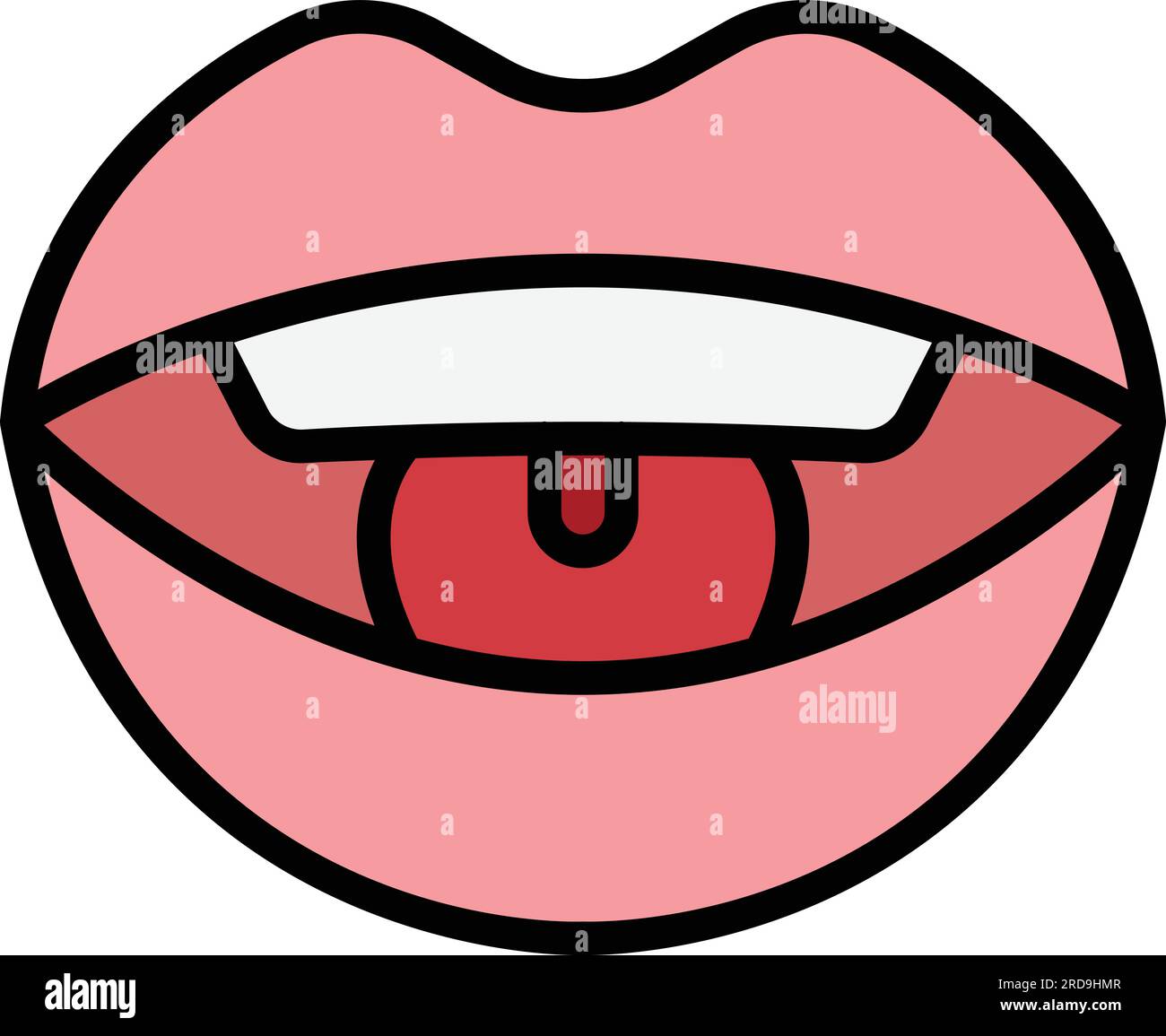 Training articulation icon outline vector. Speech therapy. Language ...