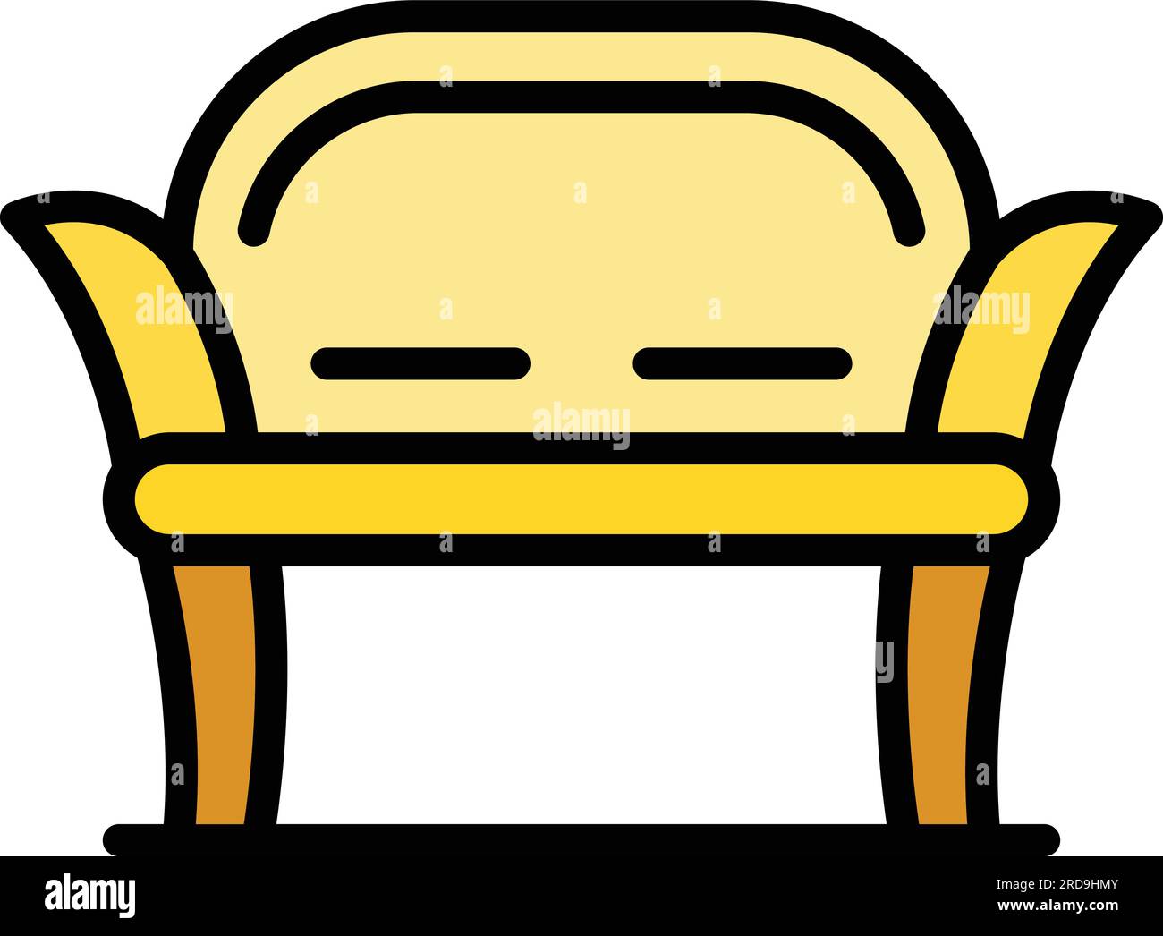 Sofa on luxury patio Stock Vector Images - Alamy