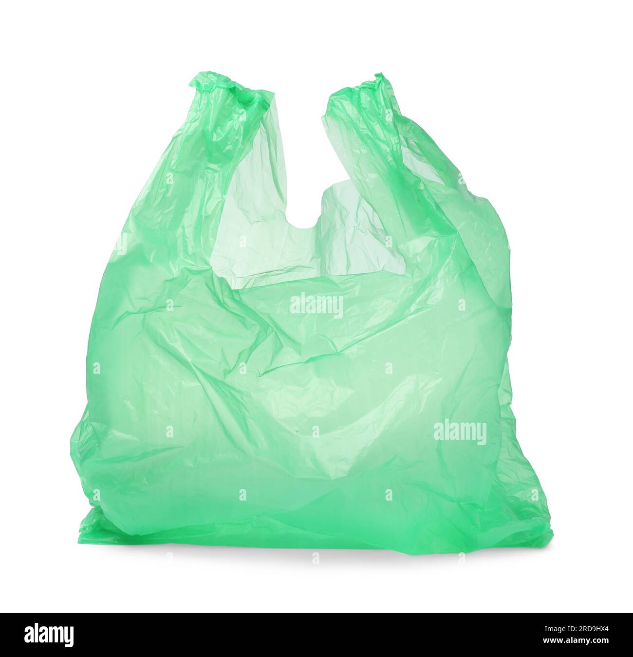 Green plastic bag Cut Out Stock Images & Pictures - Alamy