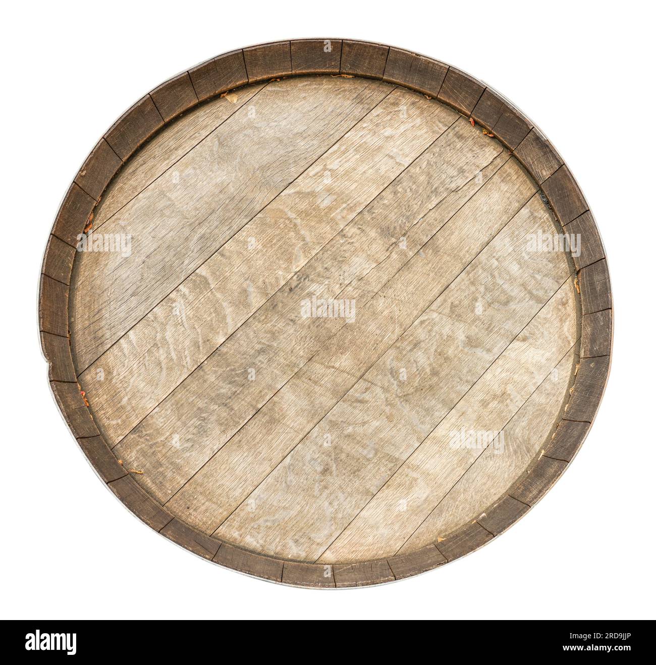 Antique wooden barrel on Cut Out Stock Images & Pictures - Alamy
