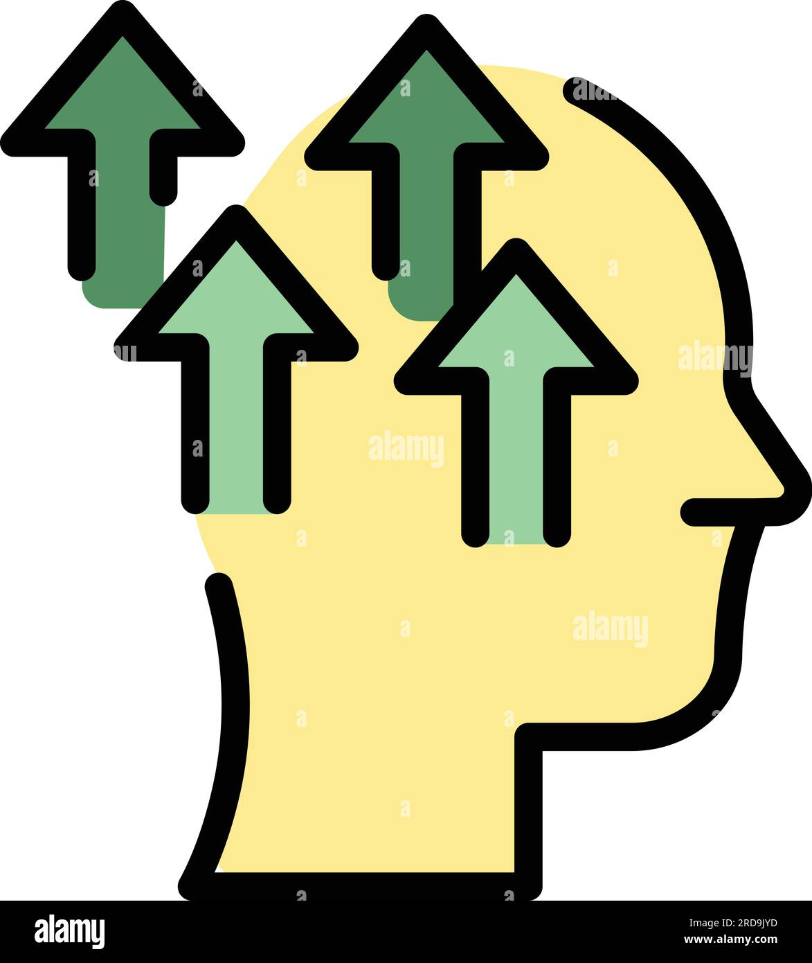 Personal growth icon outline vector. Self development. Business ...