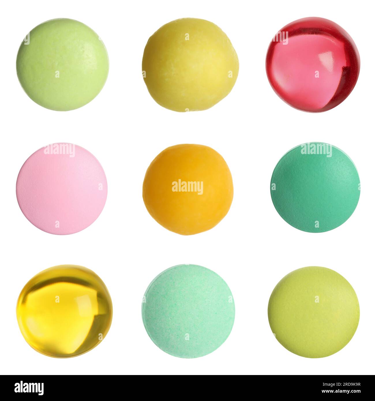 Many different pills tablets Cut Out Stock Images & Pictures - Alamy