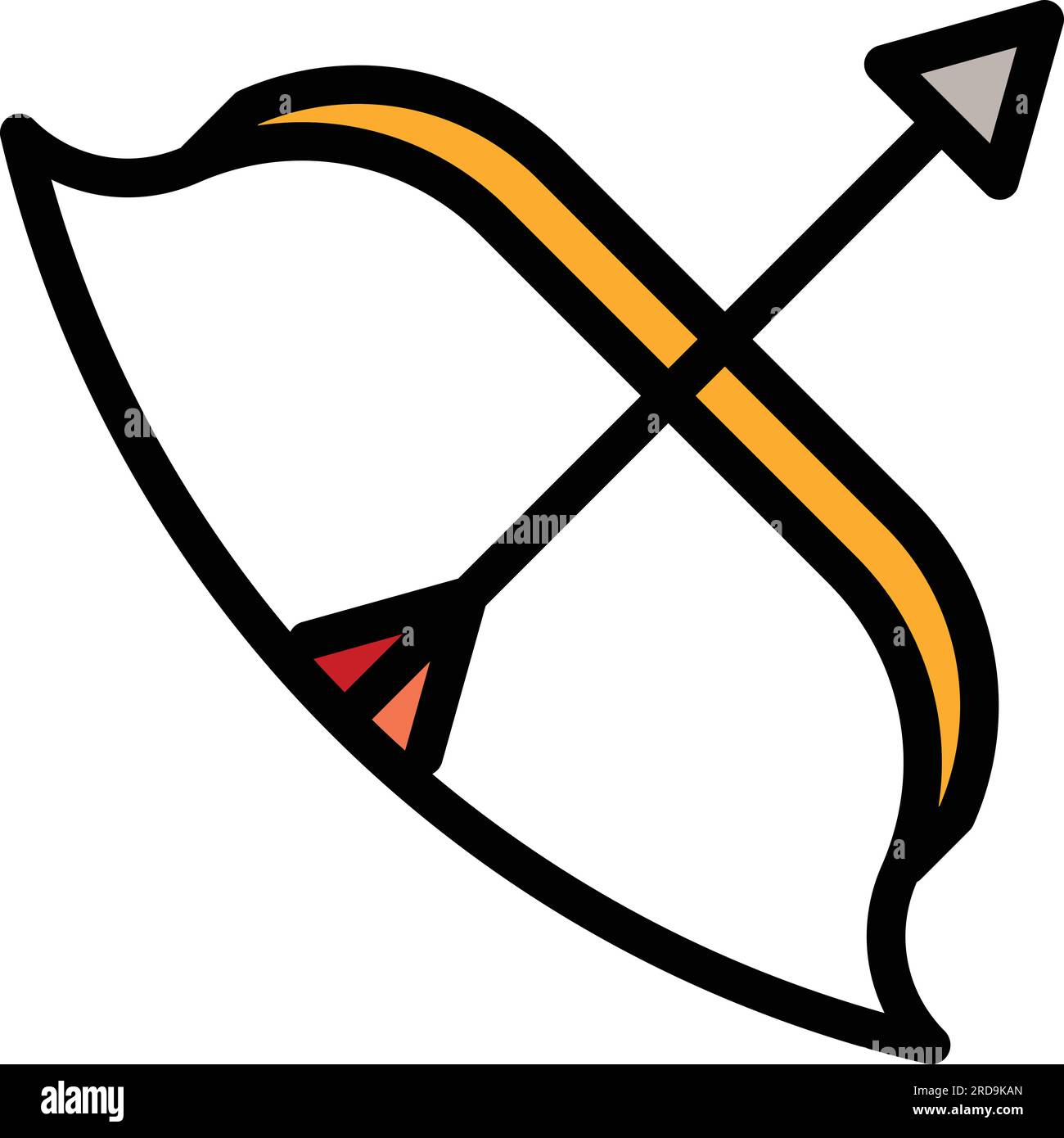 Archery Bow And Arrow Clipart