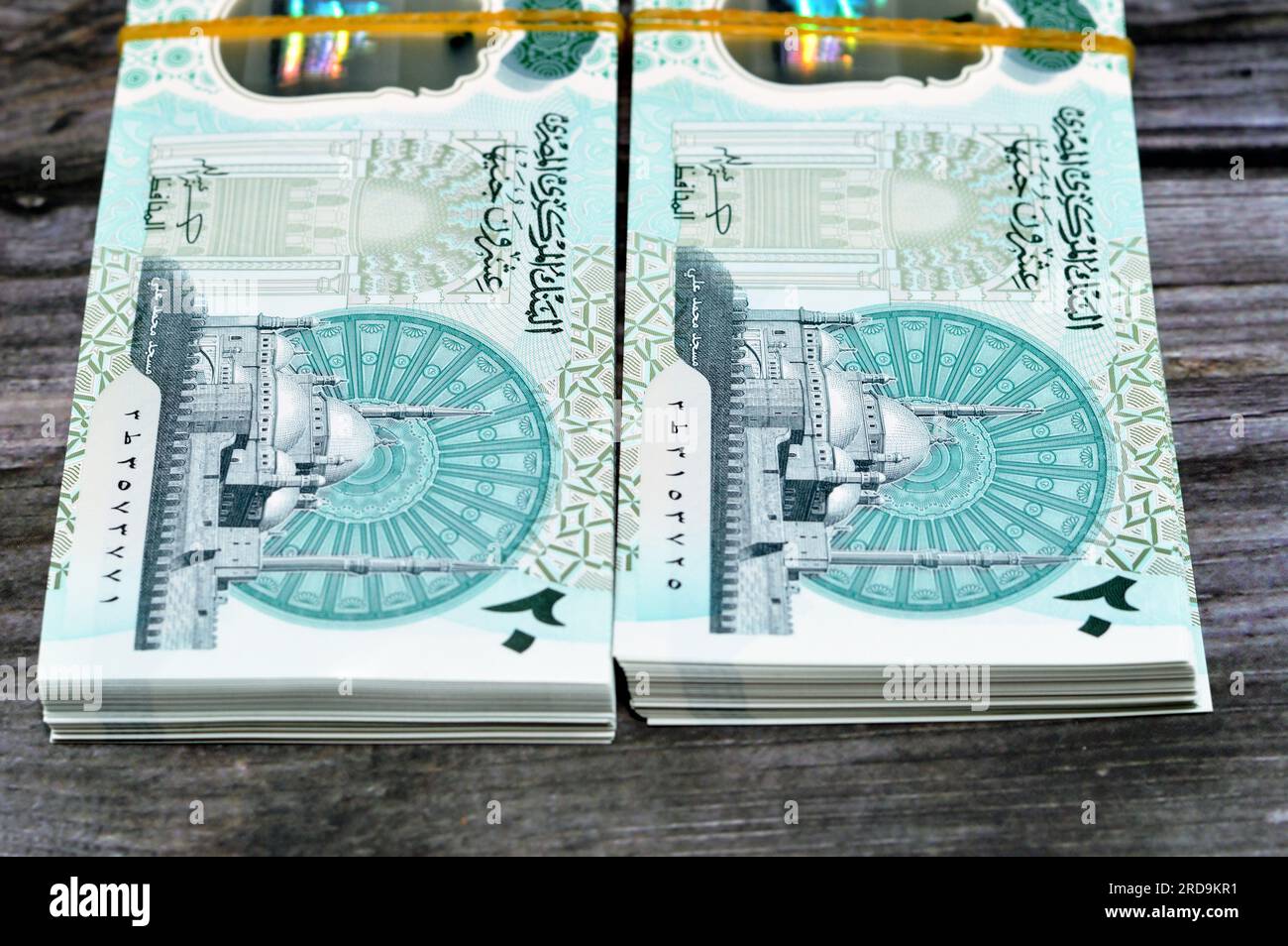 new Egyptian 20 EGP LE twenty polymer pounds cash money banknote bill ...