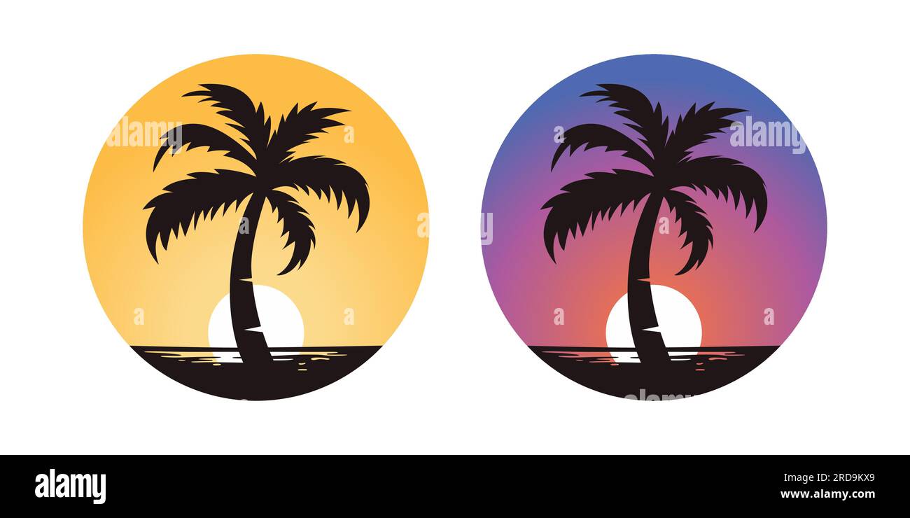 Aloha nature at sunset Cut Out Stock Images & Pictures - Alamy