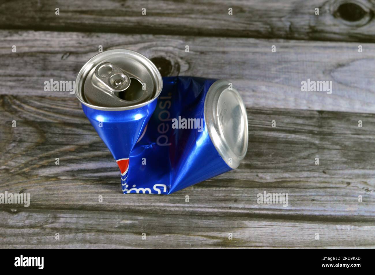 Crushed Pepsi Can