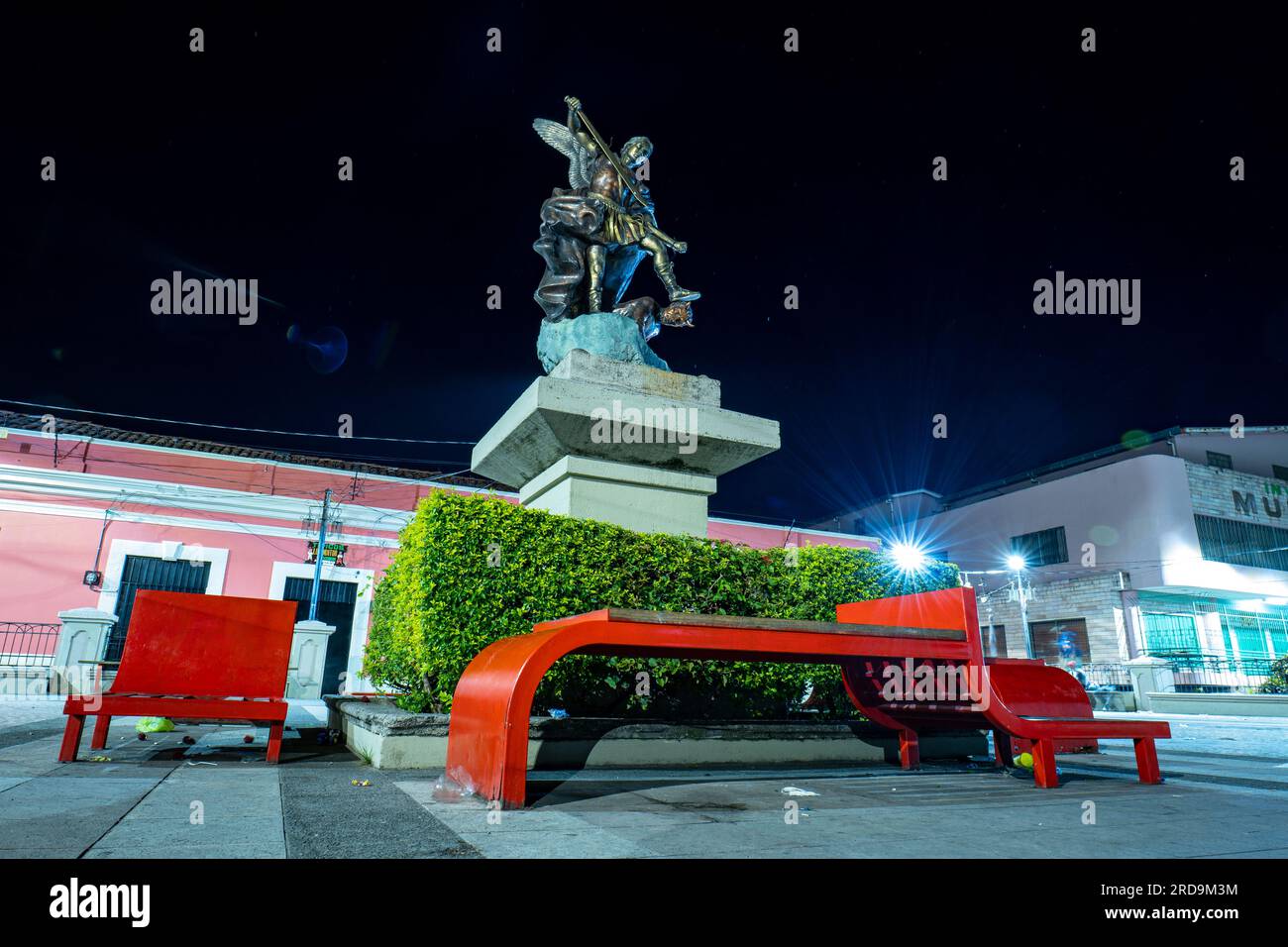 Tegucigalpa, Francisco Morazan, Honduras - December 11, 2022: Statue of ...