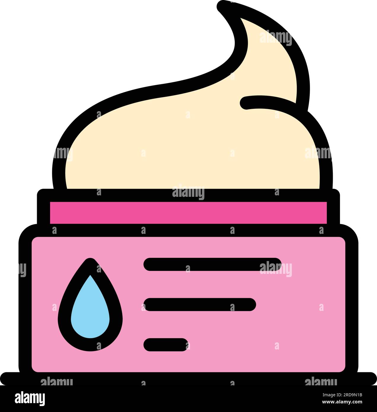 Hairstyling gel icon outline vector. Hair care. Beauty hairstyle color ...