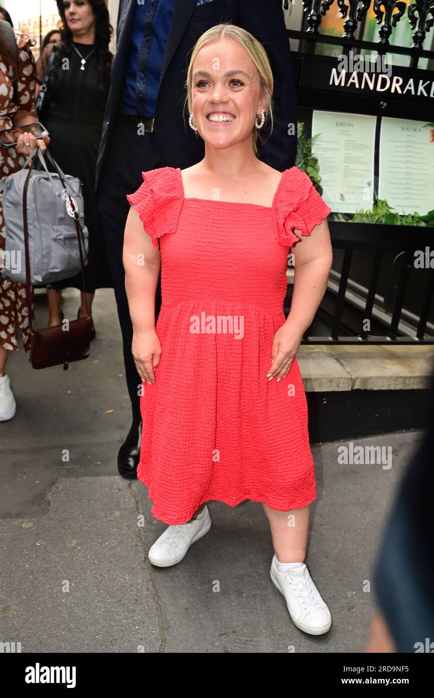 Ellie Simons attends The ITV Summer party, The Mandrake Hotel, London ...