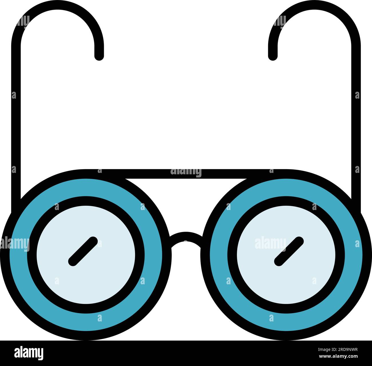 Visual glasses icon outline vector. Sensory perception. Optic health ...
