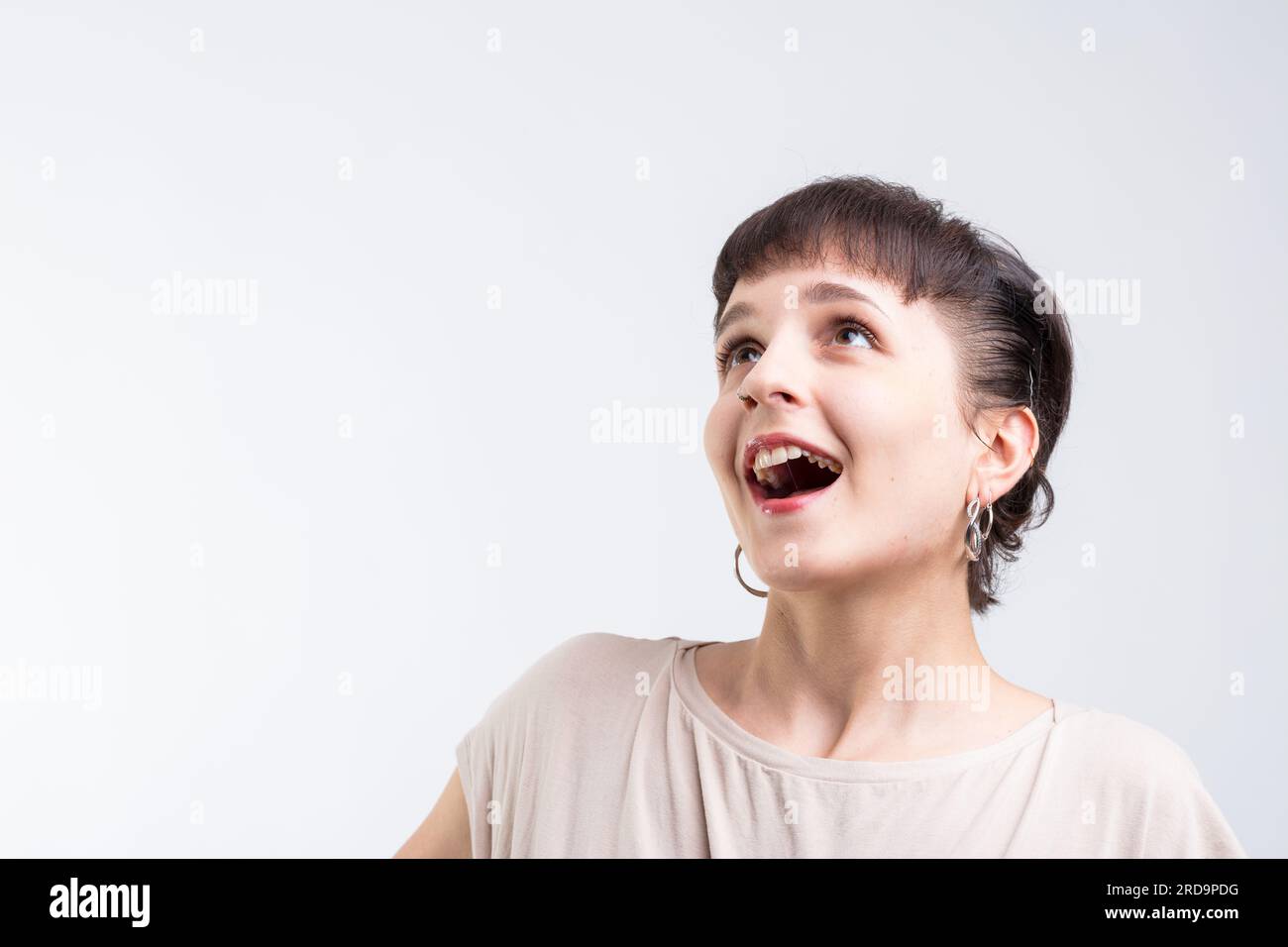 Surprise shock big eyes hi-res stock photography and images - Alamy