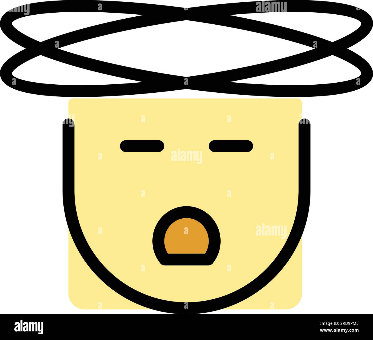 Expression of dizzy stars hi-res stock photography and images - Alamy