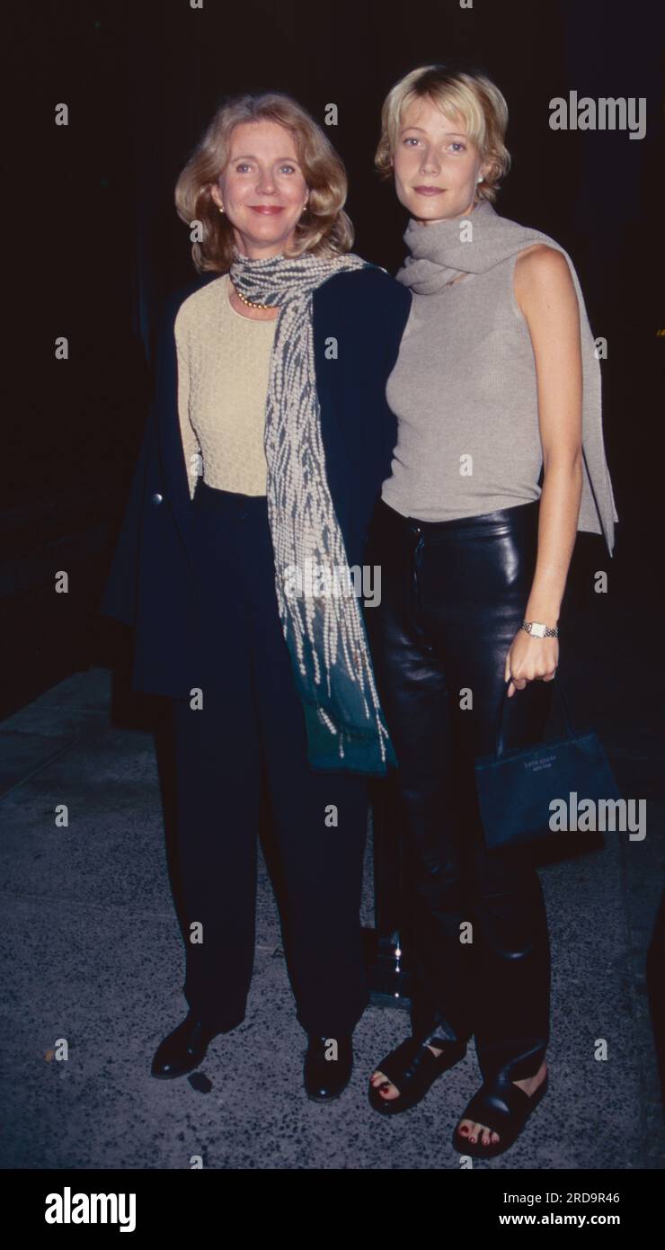 Blythe Danner and Gwyneth Paltrow attend the premiere of "The Myth of ...