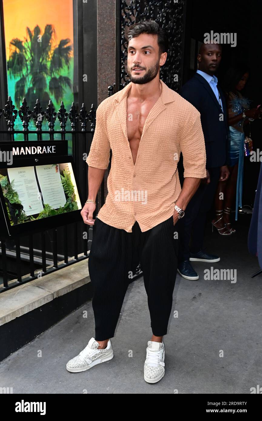 Davide Sanclimenti attends The ITV Summer party, The Mandrake Hotel ...