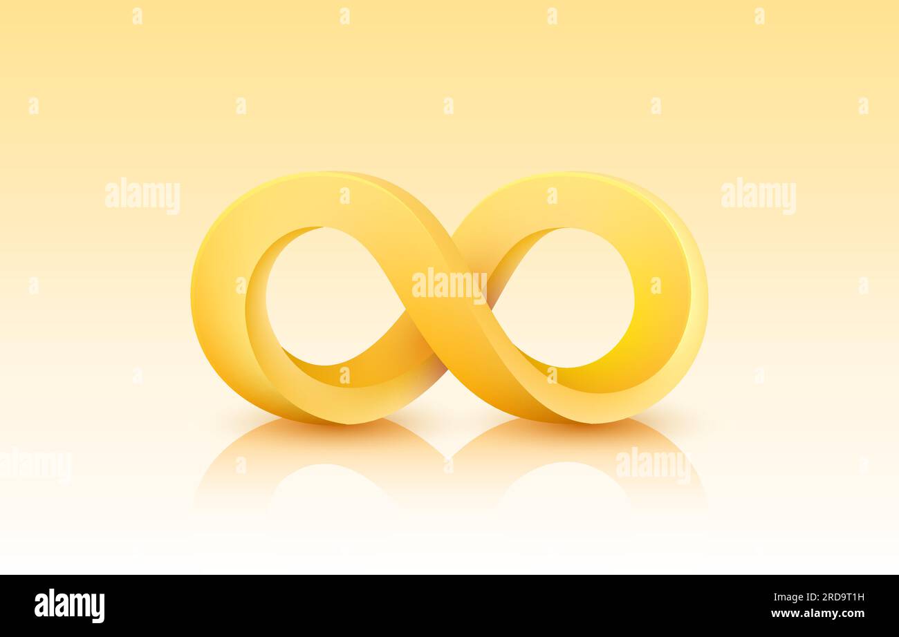 3d infinity symbol rendering Stock Vector Images - Alamy