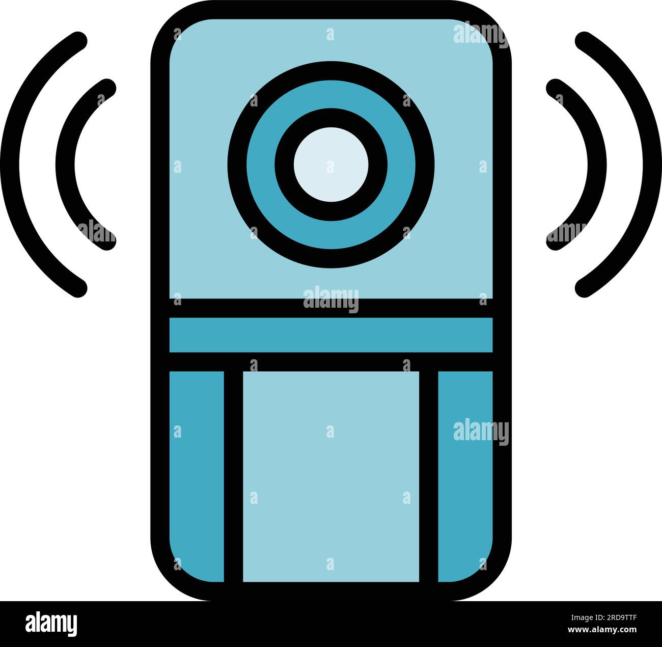 Chemical sensor icon outline vector. Digital technology. Laboratory ...
