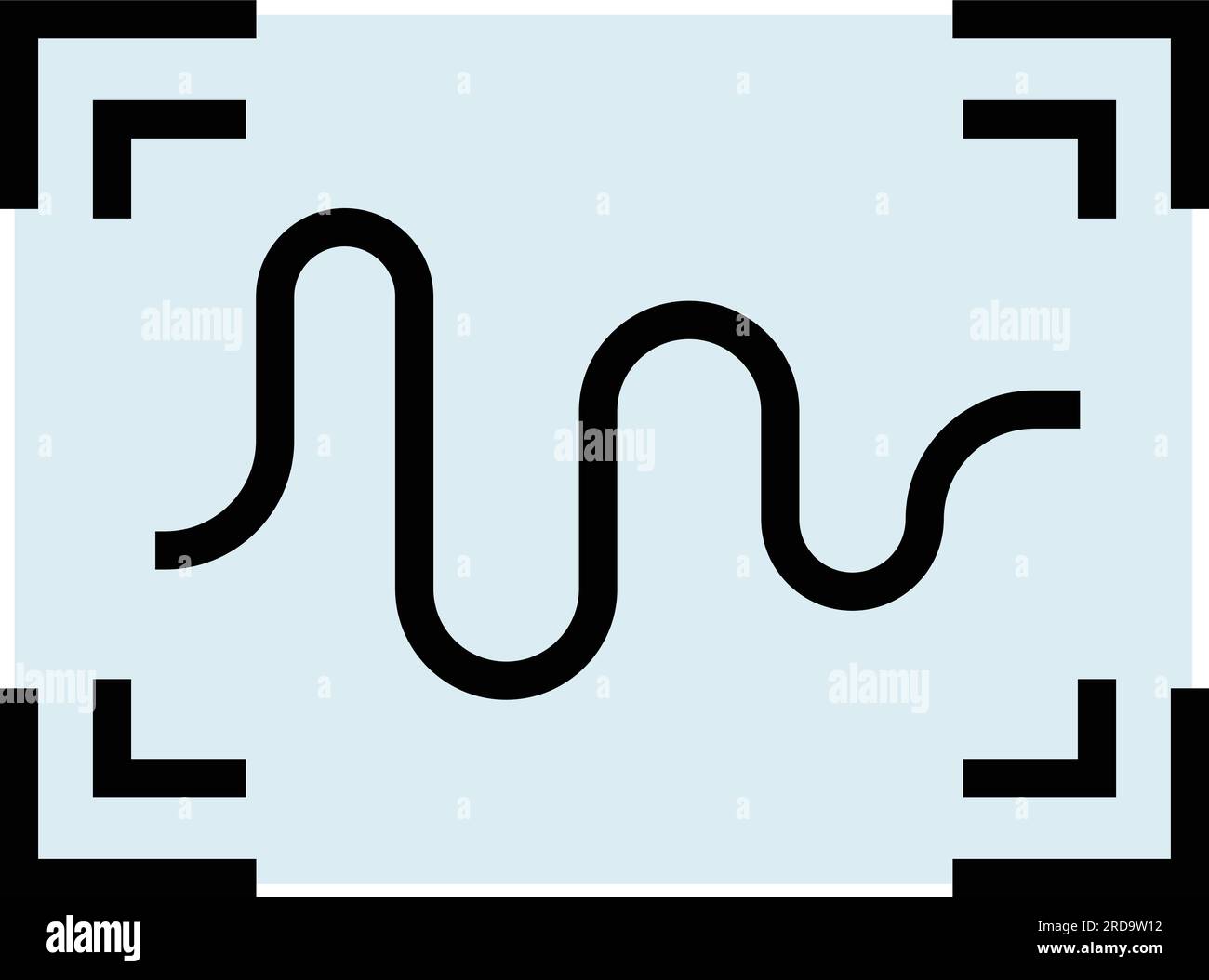 Signature scanning icon outline vector. Digital scan. Identity ...