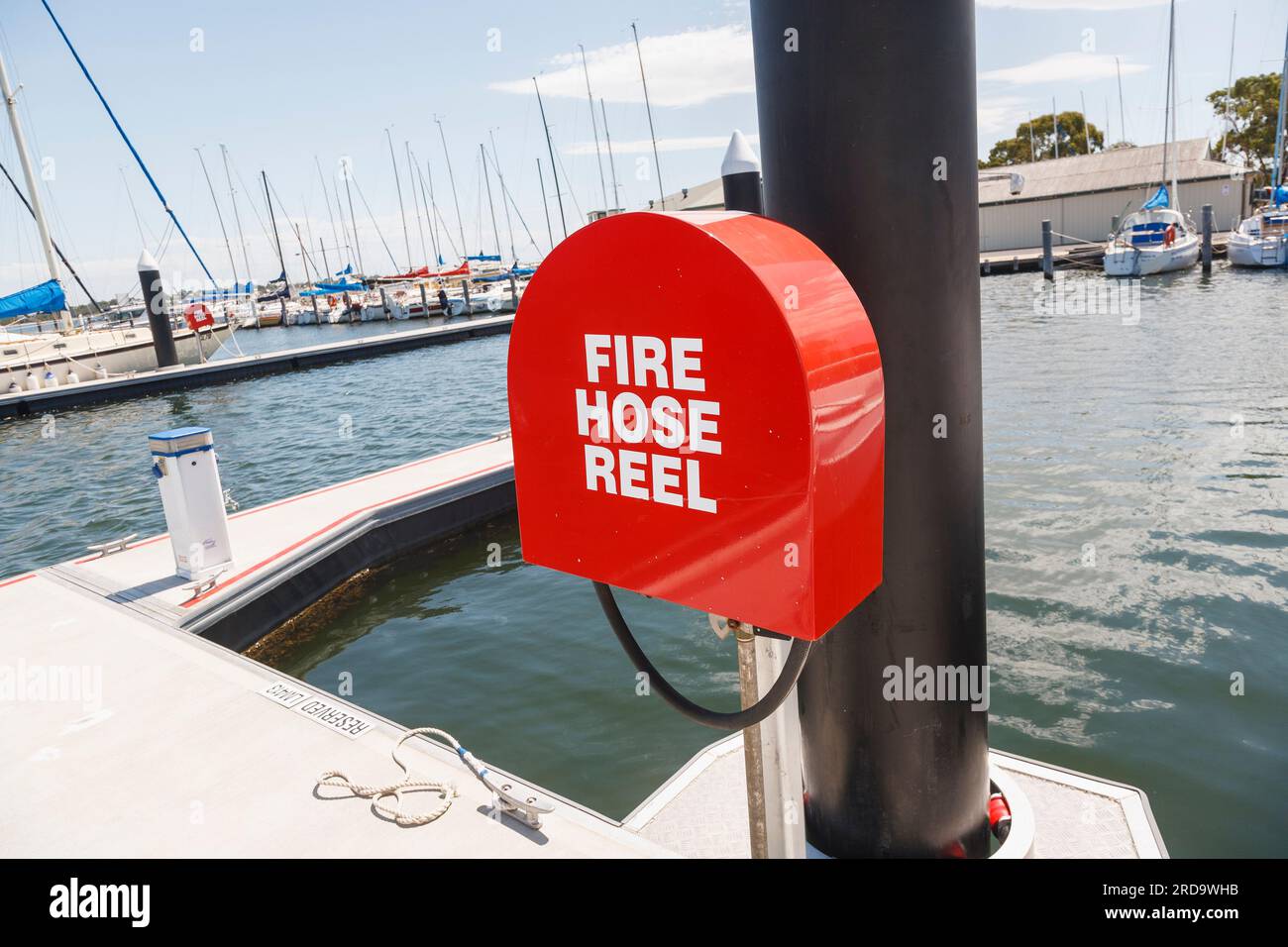 Fire hose reel hi-res stock photography and images - Alamy