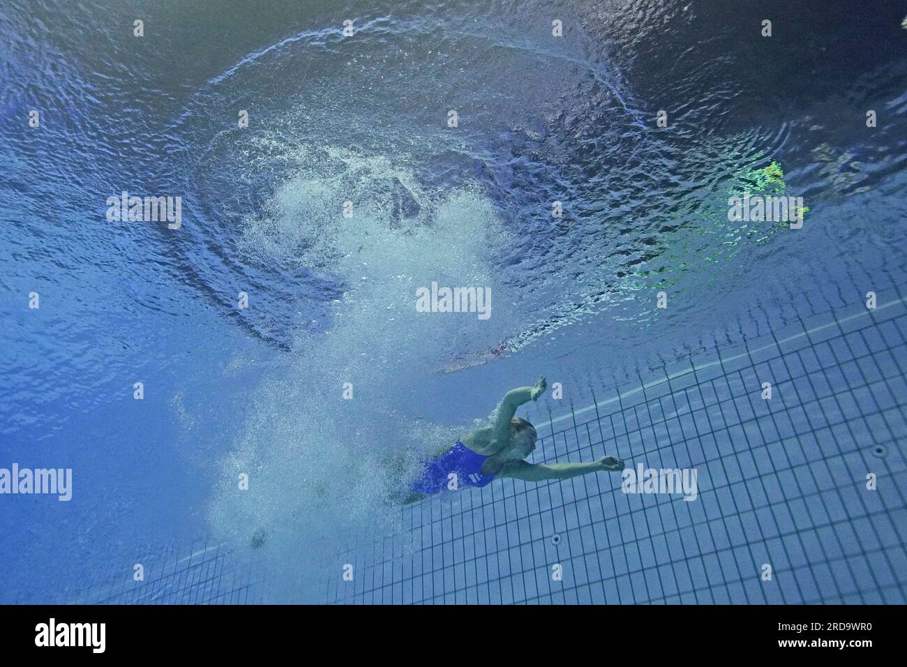 Caroline Kupka of Norway competes during the women's 3m springboard ...