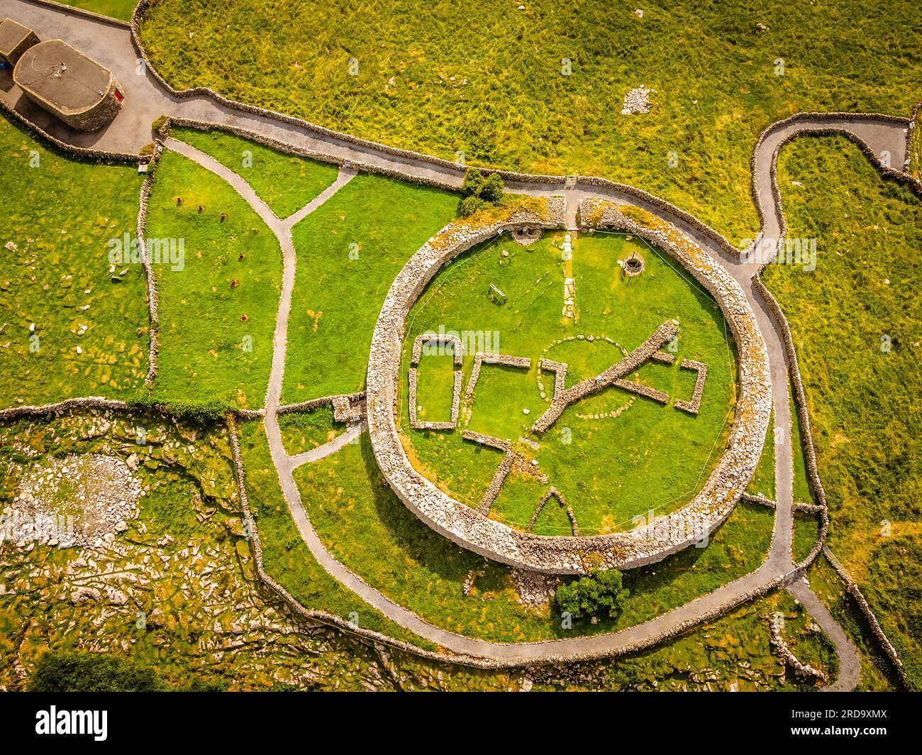 Ring fort aerial hi-res stock photography and images - Alamy