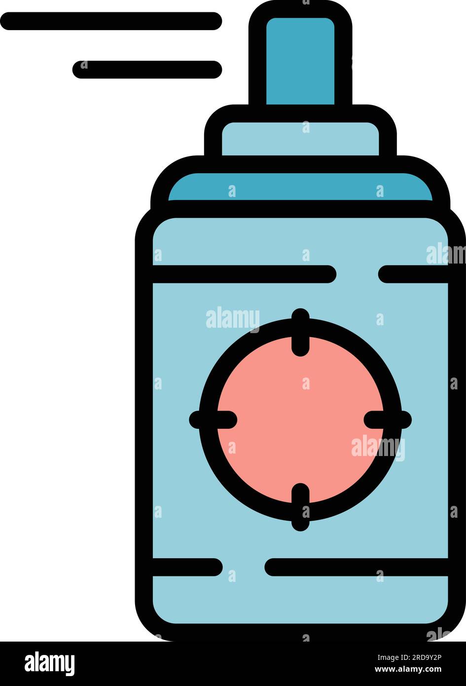 Insecticide spray icon outline vector. Aerosol bottle. Insect sprayer ...