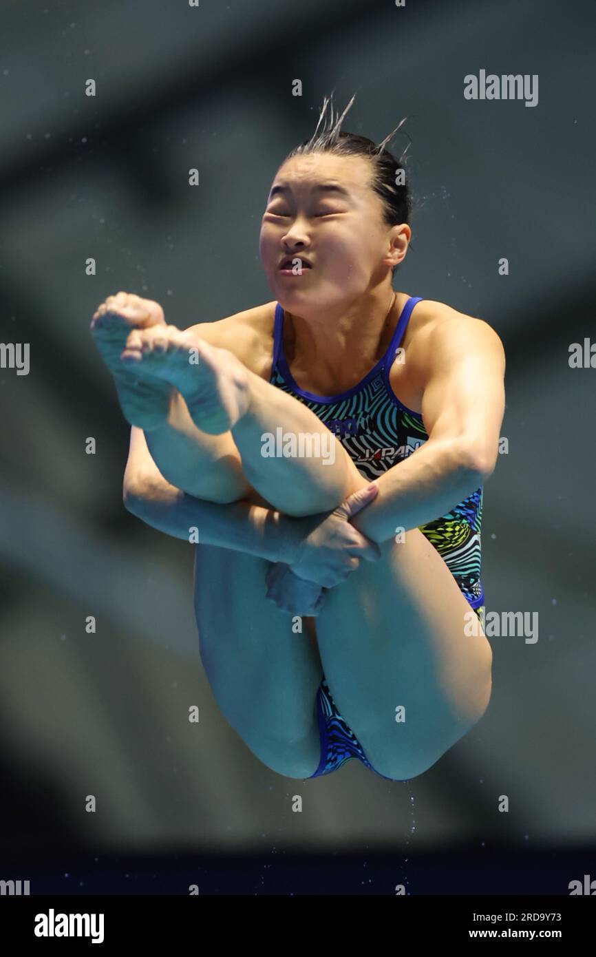 Fukuoka, Japan. 20th July, 2023. Sayaka Mikami (JPN) Diving : World ...